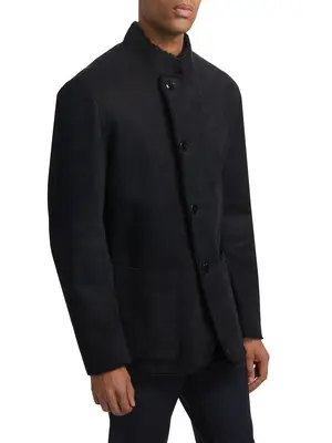 Giorgio Armani Suede Shearling Jacket