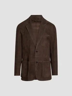 Giorgio Armani Tailored Suede Jacket