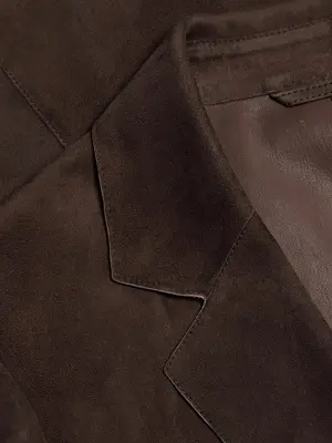 Giorgio Armani Tailored Suede Jacket