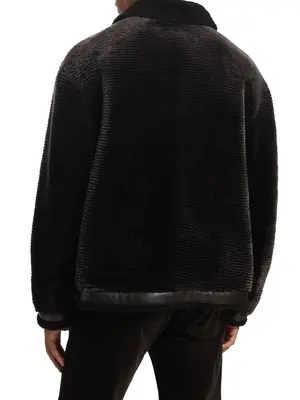 Giorgio Armani Zip-up Shearling Jacket