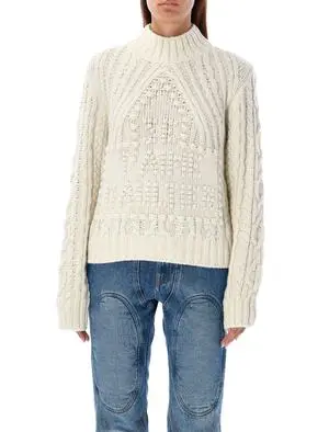 JEAN PAUL GAULTIER Je T'Aime Sweater - Beige