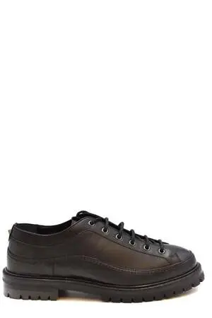 Valentino Garavani Leather Sneakers - Black