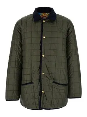 Drole De Monsieur La Veste Matelassée Reversible Jacket - Green
