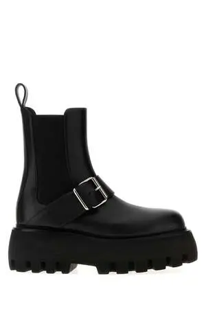 Alexander McQueen Sofa Ankle Boots - Black