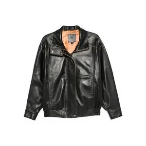 Calvin Klein Leather Jacket - Black