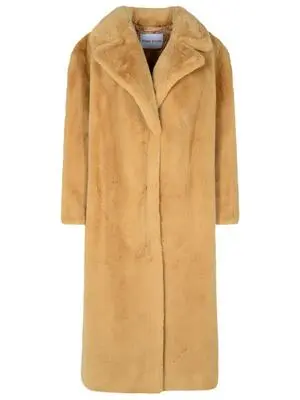 STAND STUDIO 'maria' Faux Fur Coat - Beige