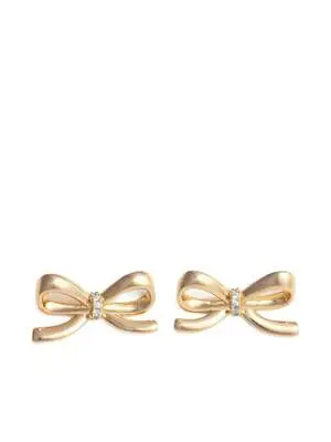 SELF-PORTRAIT Bow Earrings - Gold