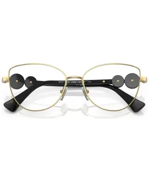 Versace Cat Eye Eyeglasses - Gold-tone