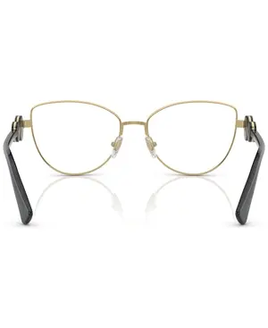 Versace Cat Eye Eyeglasses - Gold-tone