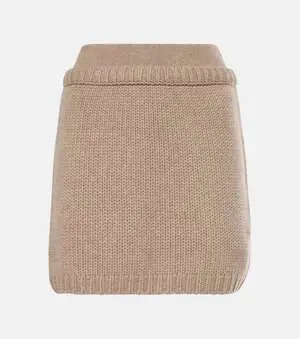 LISA YANG Lovi Cashmere Miniskirt - Beige