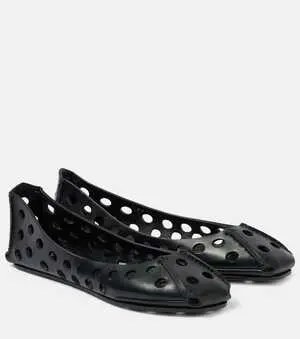 Perforated Ballet Flats
