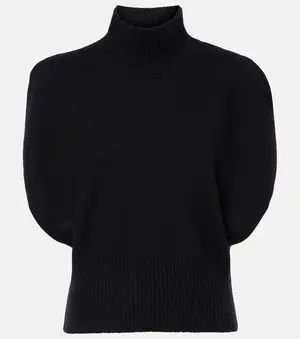 LISA YANG Zaya Knitted Cashmere Sweater - Black