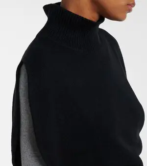 LISA YANG Zaya Knitted Cashmere Sweater - Black