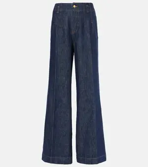 Frame Pleated Jeans For Women