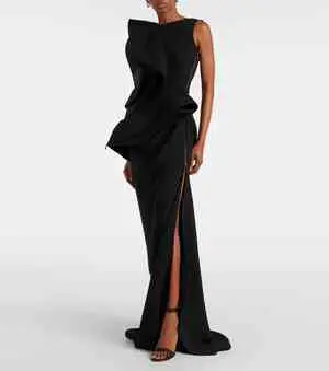 Maticevski Fateful Ruffled Gown - Black