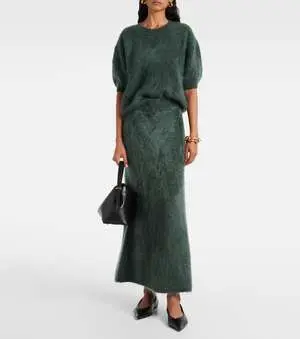 LISA YANG Juniper Cashmere Top - Green