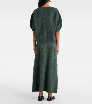 LISA YANG Juniper Cashmere Top - Green