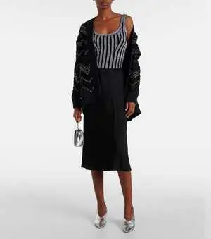 Missoni Zigzag Sequined Tank Top - Black