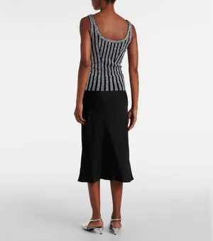 Missoni Zigzag Sequined Tank Top - Black