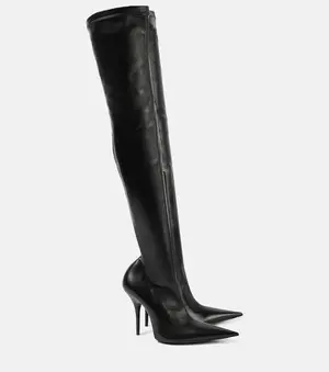 Balenciaga Gold Tone Boots For Women