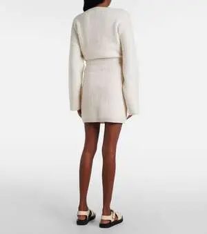 LISA YANG Imogen Knitted Cashmere Miniskirt