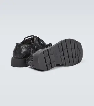 Bottega Veneta Haddock Leather Derby Shoes