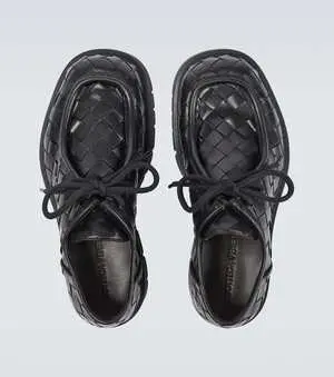 Bottega Veneta Haddock Leather Derby Shoes