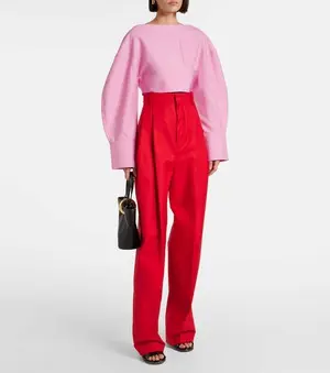 Jacquemus Curzio High-rise Wide-leg Pants