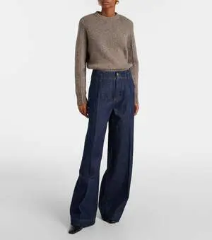 FRAME High-rise Wide-leg Jeans
