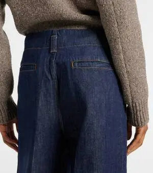 FRAME High-rise Wide-leg Jeans