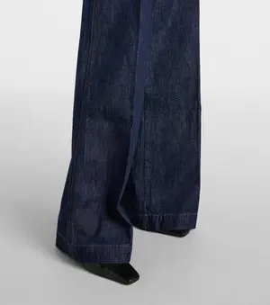 FRAME High-rise Wide-leg Jeans
