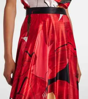 ROKSANDA Ameera Printed Maxi Skirt - Multicoloured