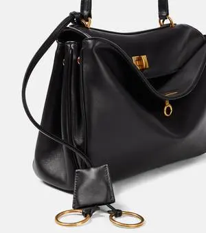 Balenciaga Rodeo Small Leather Tote Bag - Black