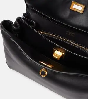 Balenciaga Rodeo Small Leather Tote Bag - Black