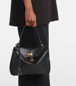 Balenciaga Rodeo Small Leather Tote Bag - Black