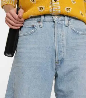AGOLDE Luna High-rise Barrel-leg Jeans - Blue