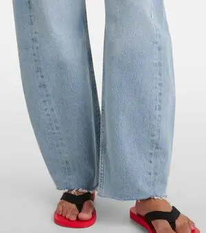AGOLDE Luna High-rise Barrel-leg Jeans - Blue