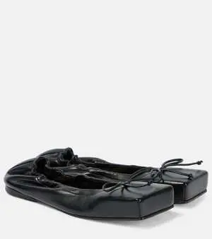Jacquemus Square Toe Flats For Women