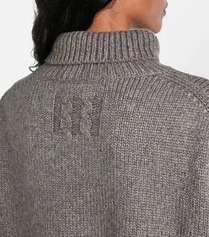 NILI LOTAN Tabitha Cashmere Turtleneck Sweater - Brown