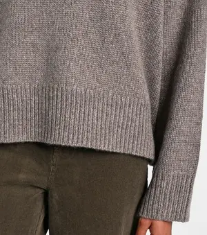 NILI LOTAN Tabitha Cashmere Turtleneck Sweater - Brown