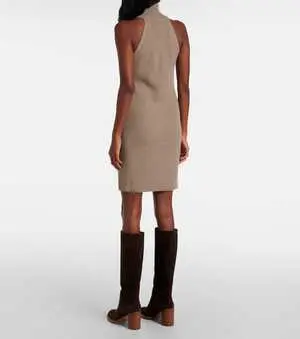 LISA YANG Carmen Ribbed-knit Cashmere Minidress