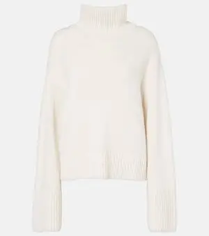 LISA YANG Fleur Cashmere Turtleneck Sweater