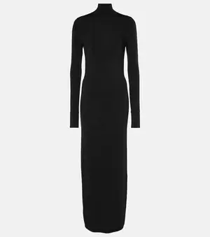 Galvan Iris Turtleneck Maxi Dress