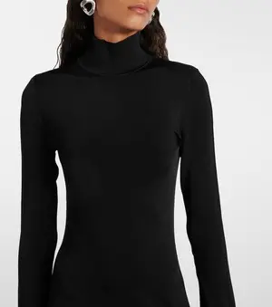 Galvan Iris Turtleneck Maxi Dress