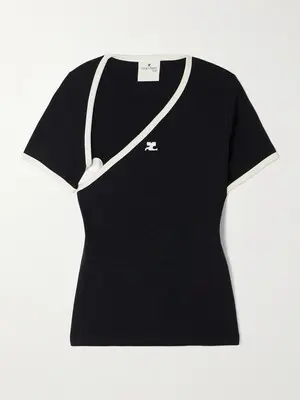 Courreges Cut Out T-shirts For Women