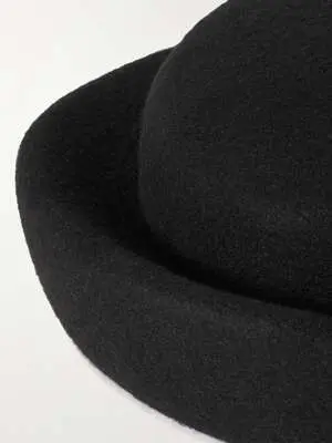 GIGI BURRIS MILLINERY Laura Wool-felt Pillbox Hat - Black