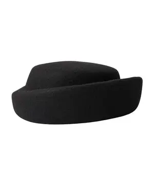 GIGI BURRIS MILLINERY Laura Wool-Felt Pillbox Hat Black
