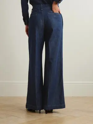 FRAME High-rise Wide-leg Recycled Jeans
