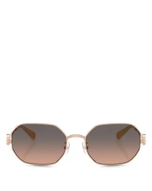 Tory Burch Oval Sunglasses - Rose Gold