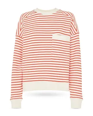 Whistles Striped Sweater